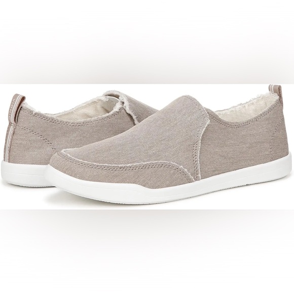 Vionic | Shoes | Nib Vionic Malibu Slip On In Beige Denim Womans Size 5 ...
